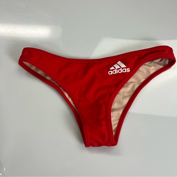 adidas | Swim | Adidas Womens Red Bikini Sample M L85 | Poshmark